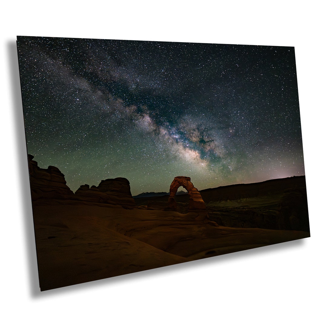 Delicate Arch Milky Way Print: Arches National Park Astrophotography - Etsy