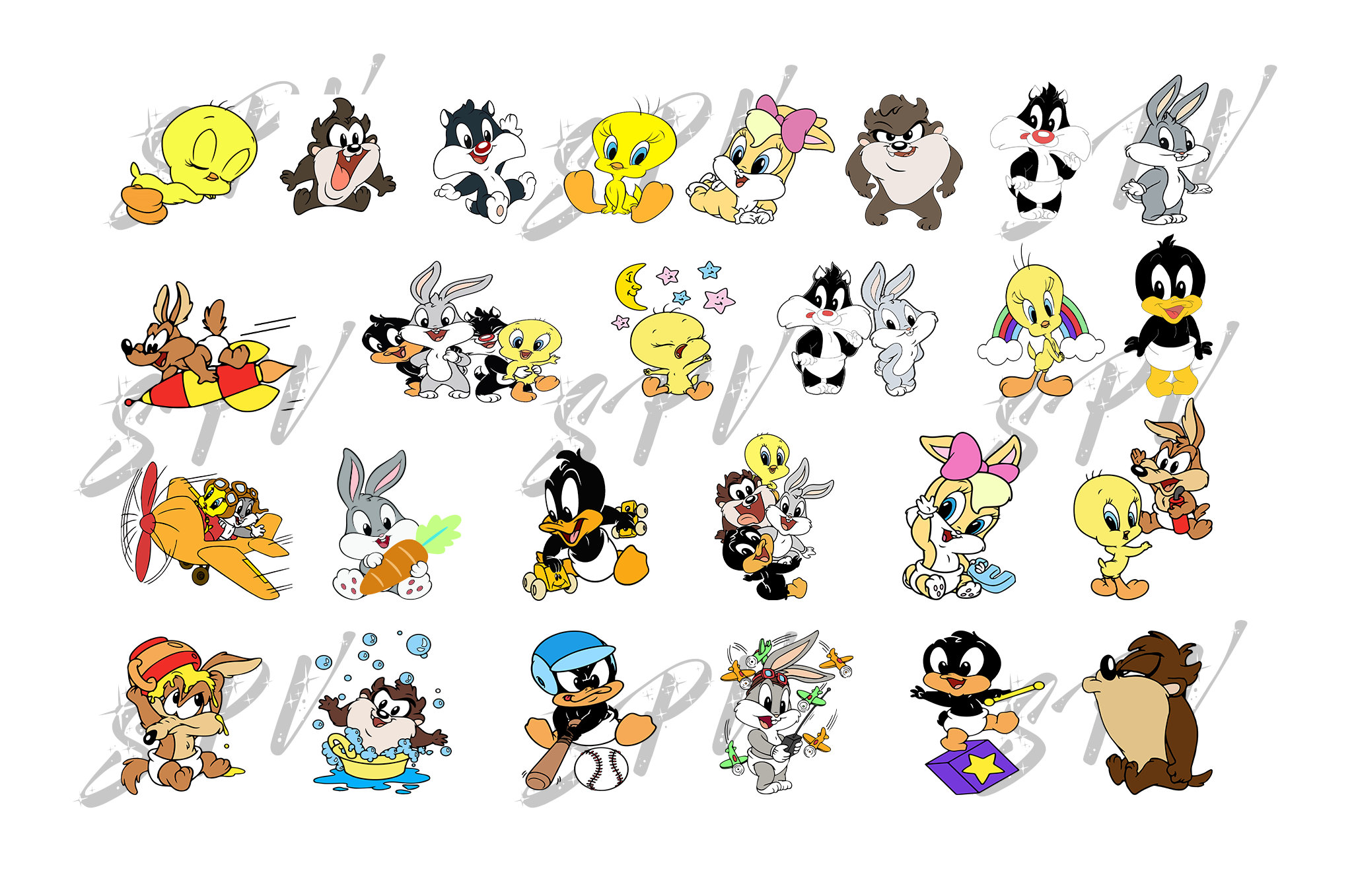 Baby Looney Tunes Characters Png