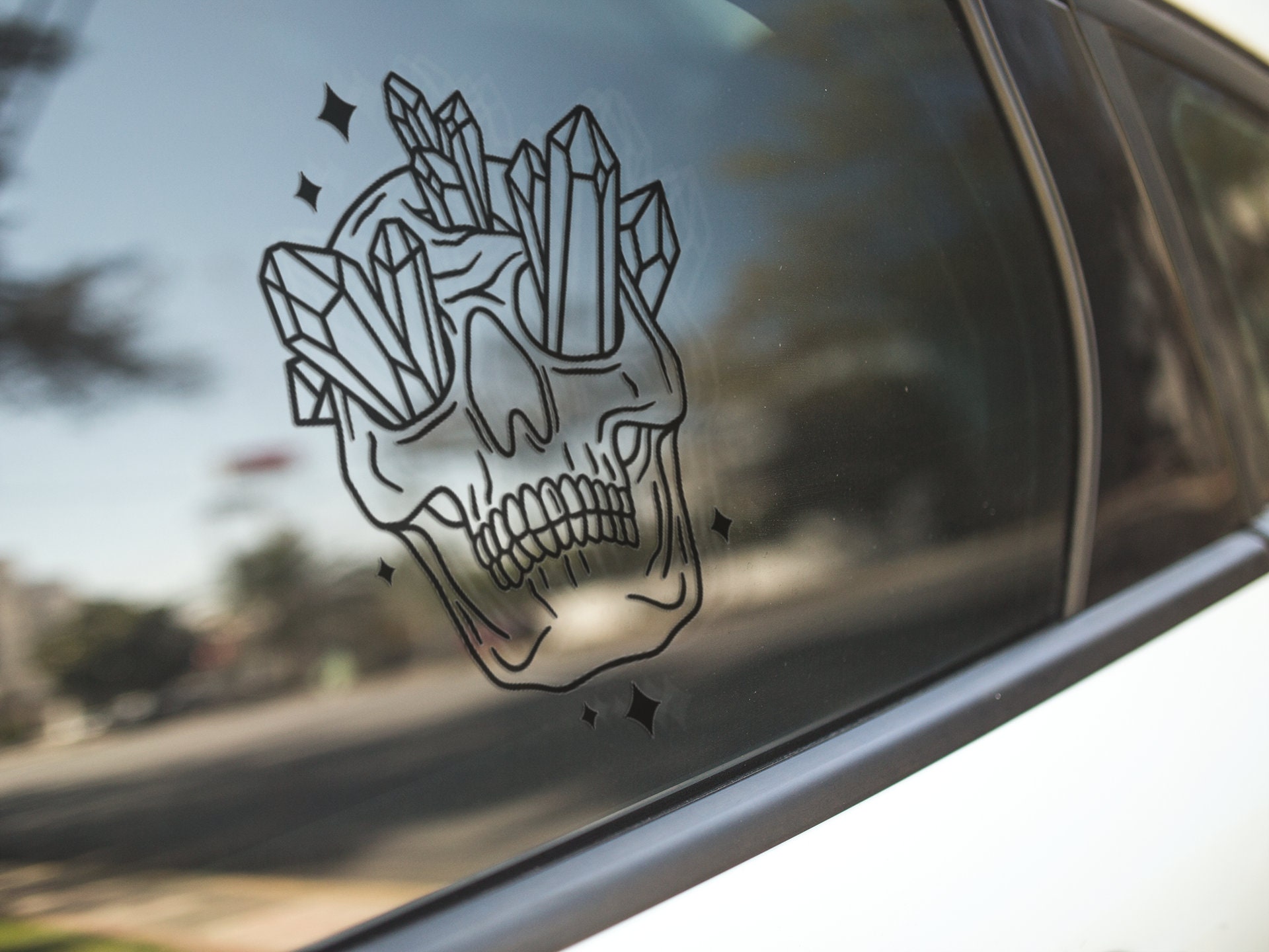 Crystal Skull Skeleton Decal Sticker for Cars Laptop - Etsy