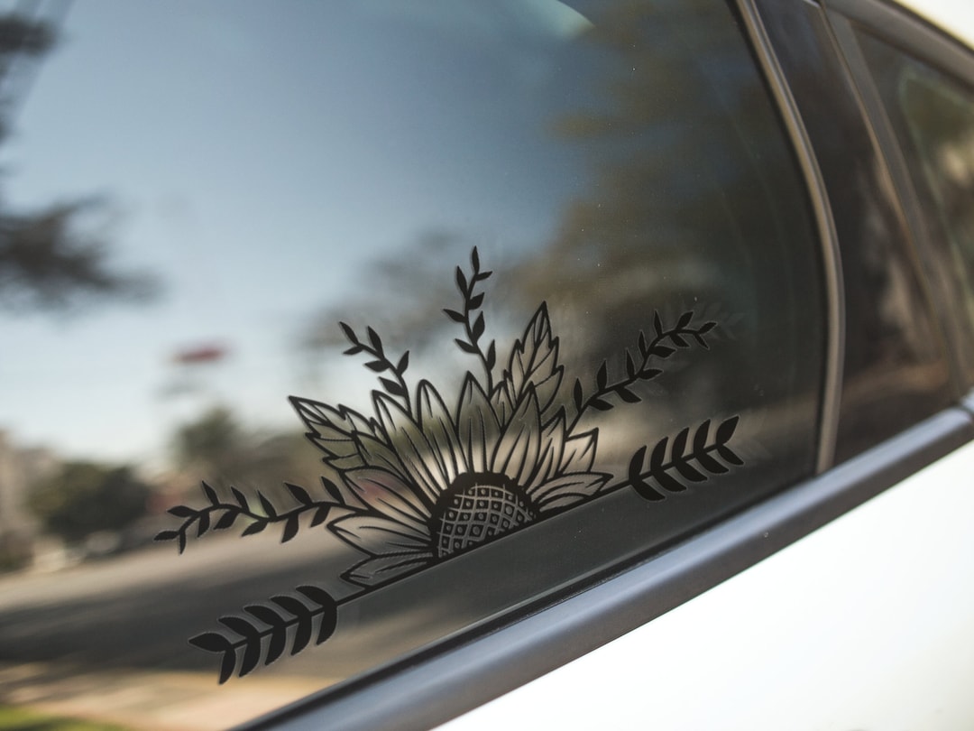 Sunflower Arrow Decal - Sticker for Cars, Laptop, Vehicle, Custom. - Etsy