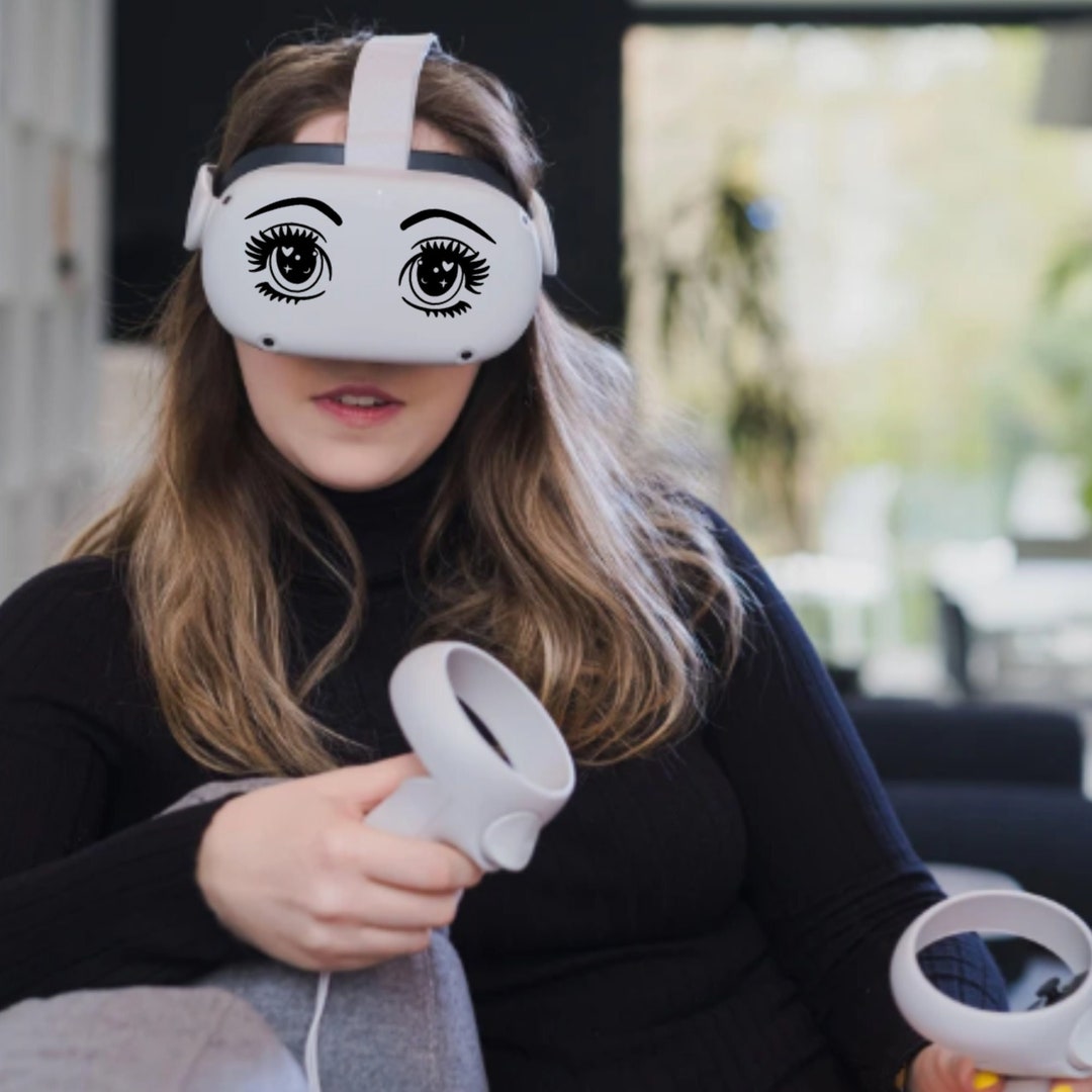 VR Headset Eyes Decal for Virtual Reality Setup - Etsy