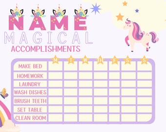 Accomplishment Chart - Etsy