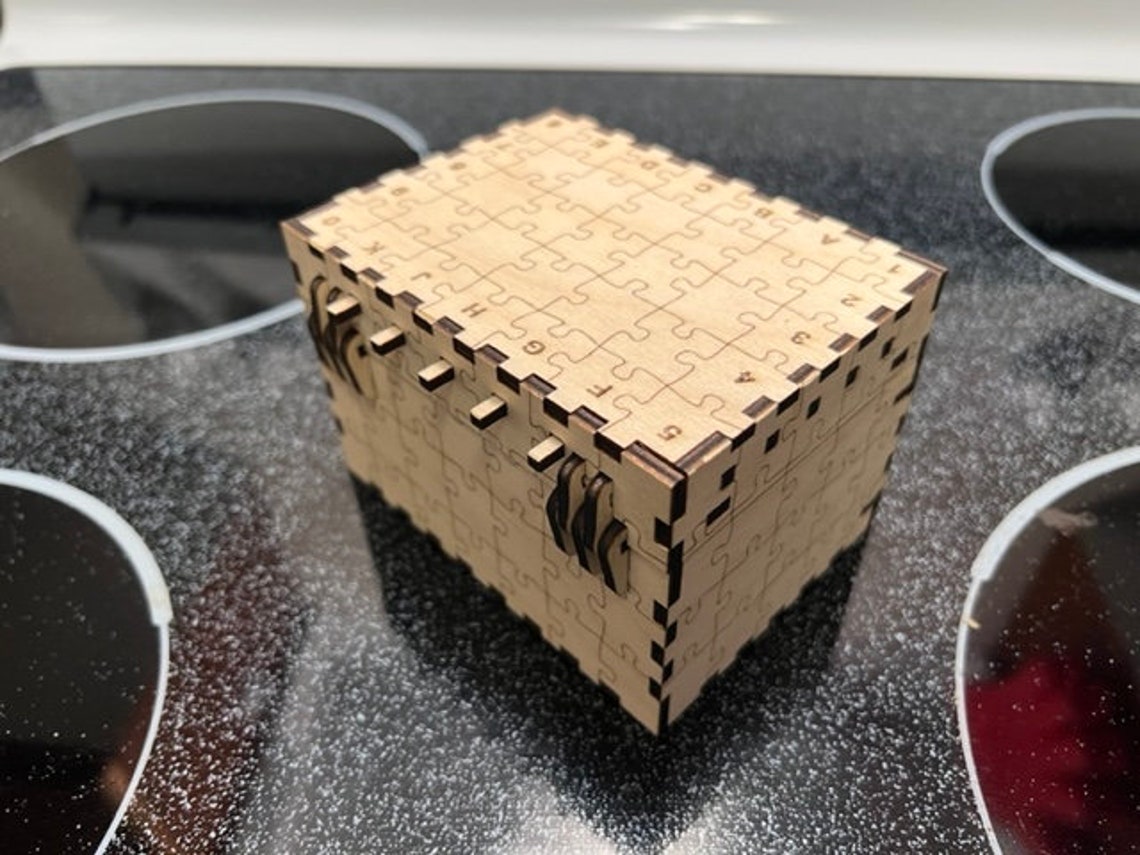 Andy's 42 Move Puzzle Box, Lasercut File, 3D Puzzle, Vector, Laser Cut ...