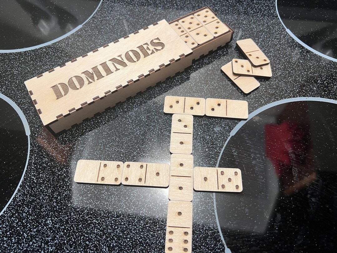 Dominoes Travel Set, Lightburn Project File, Lasercut File, Vector ...