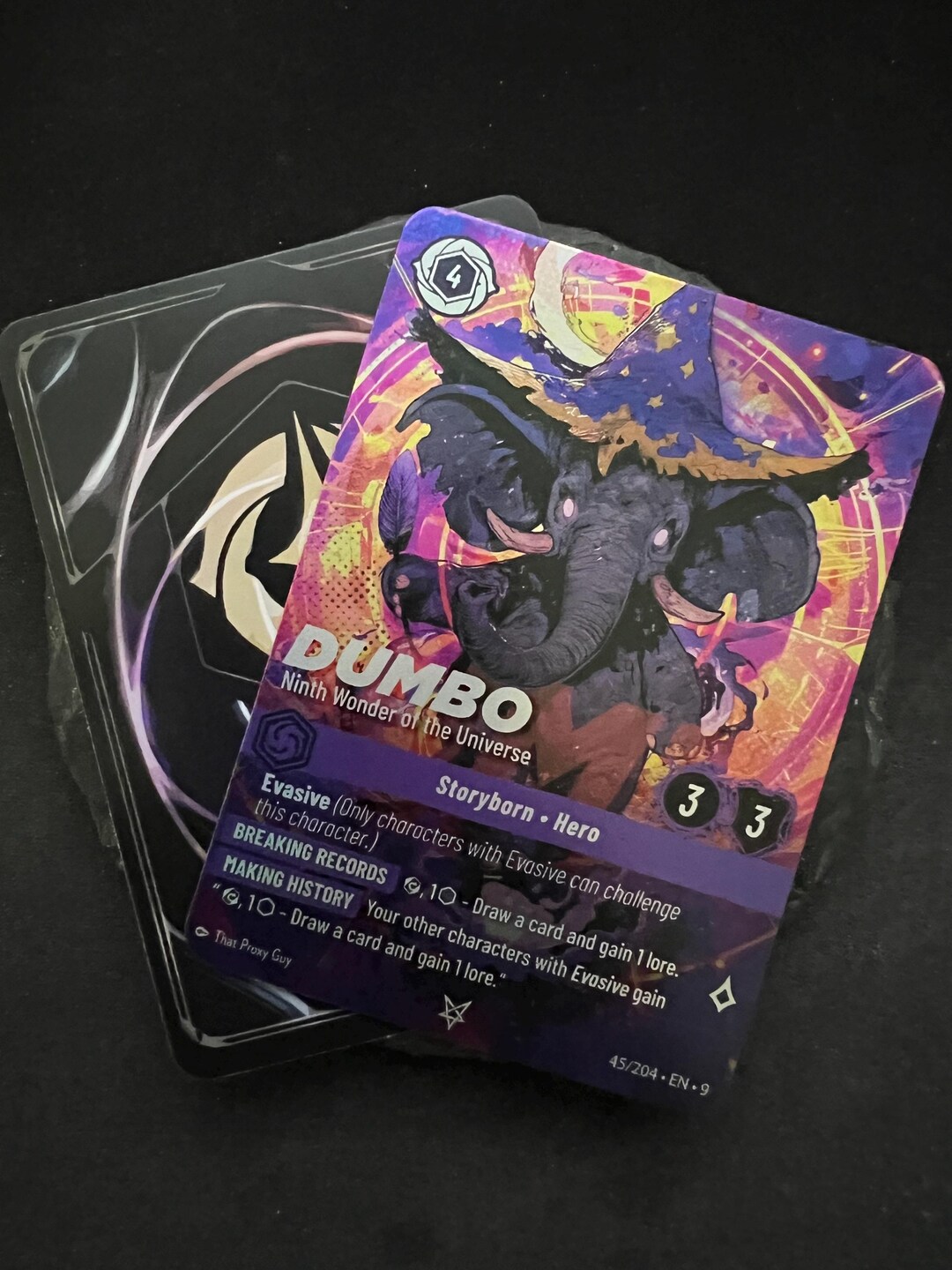 Dumbo Ninth Wonder of the World Foil Lorcana Proxy - Etsy