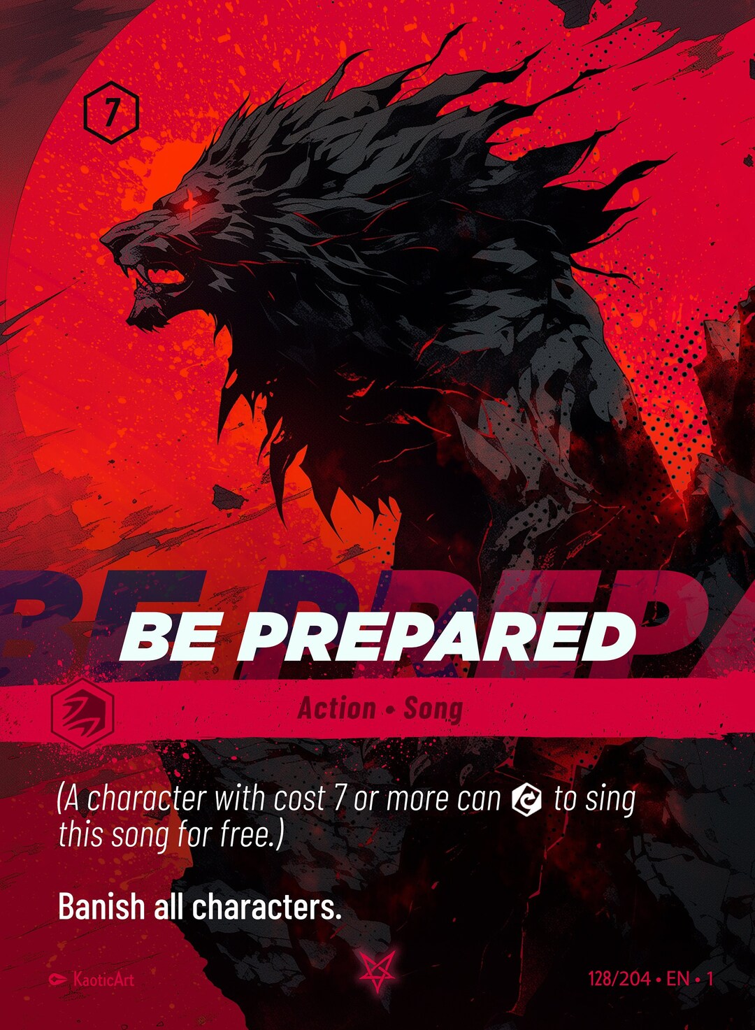 Be Prepared Lorcana Proxy - Etsy