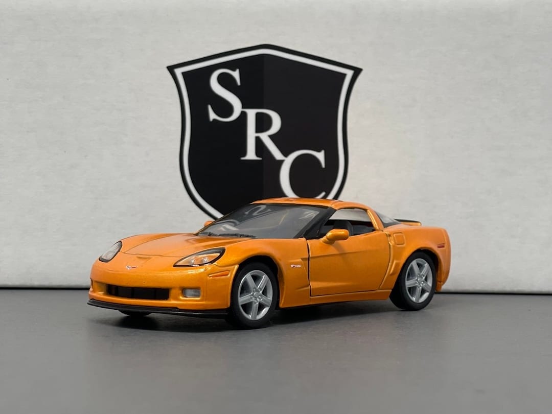 Chevrolet Corvette C6 Z06 - Kinsmart 1:36 Diecast - Etsy