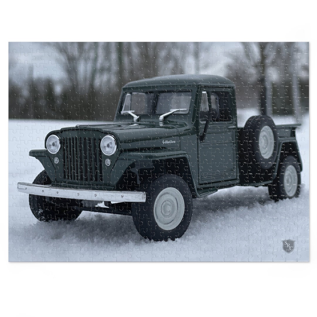Jeep Willys Pickup - SRC Jigsaw Puzzle (30, 110, 252, 500, 1000 - Piece ...