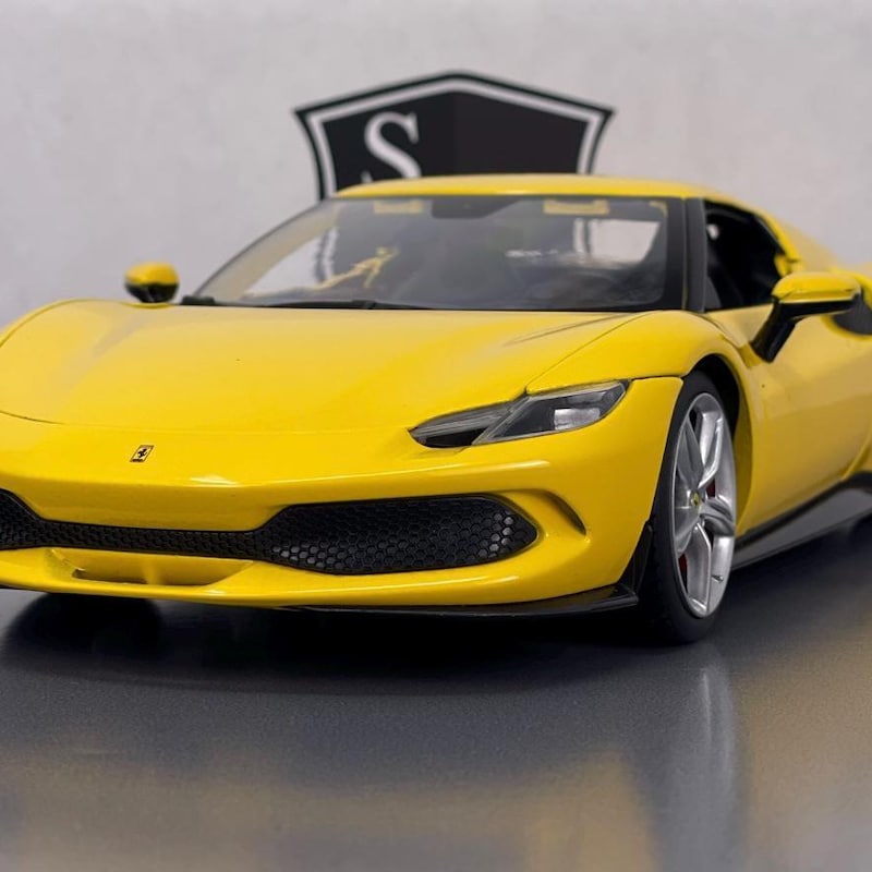 Ferrari Yellow Model - Etsy