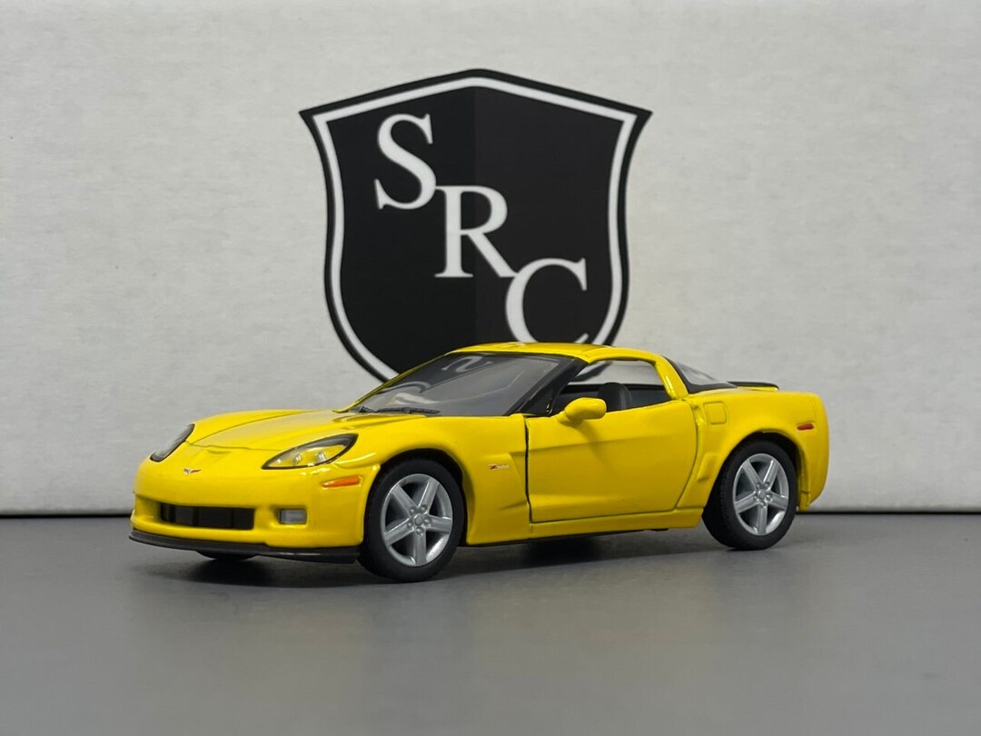 Chevrolet Corvette C6 Z06 - Kinsmart 1:36 Diecast - Etsy