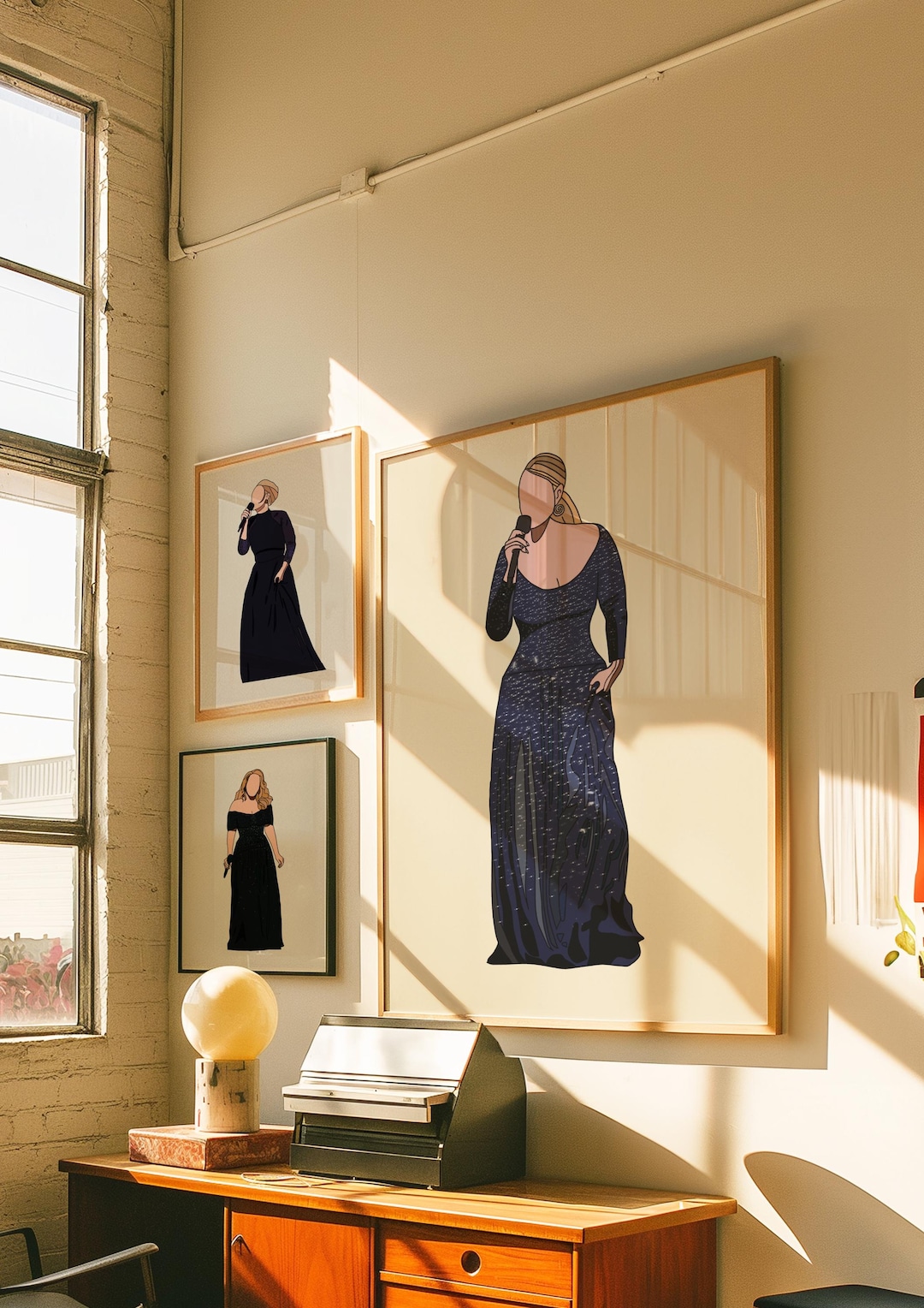 Minimalist Singer Pop Wall Art Abstract Singer Celebrity Poster Gift ...