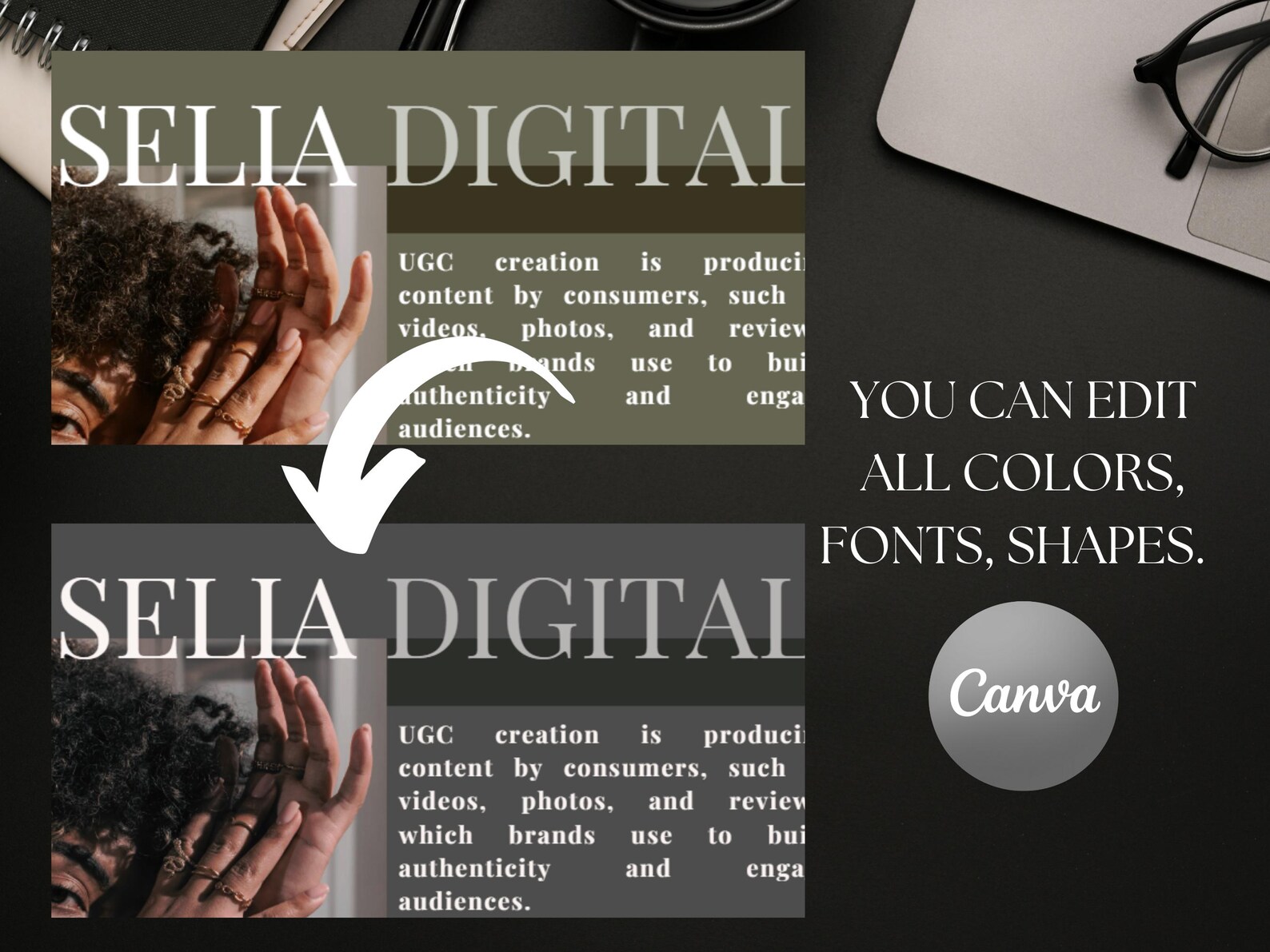 UGC Portfolio Template, UGC Website, UGC Template, Ugc Media Kit ...