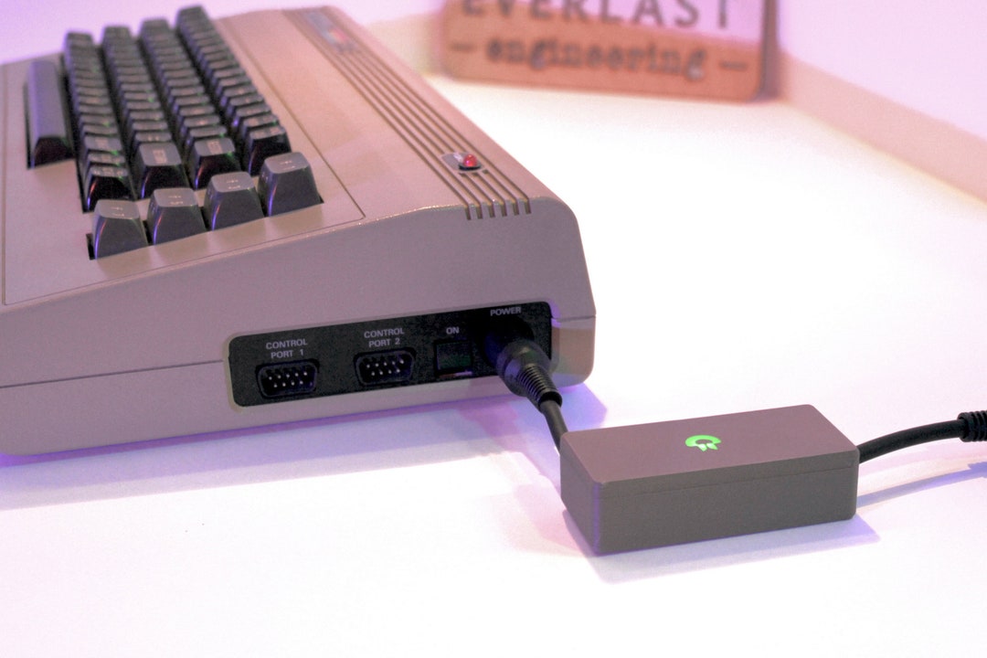 Commodore Saver - Protective Circuit With Backlit Commodore Logo Case ...