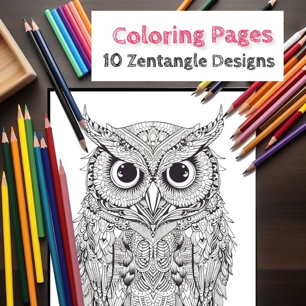 Zentangle Designs - Etsy