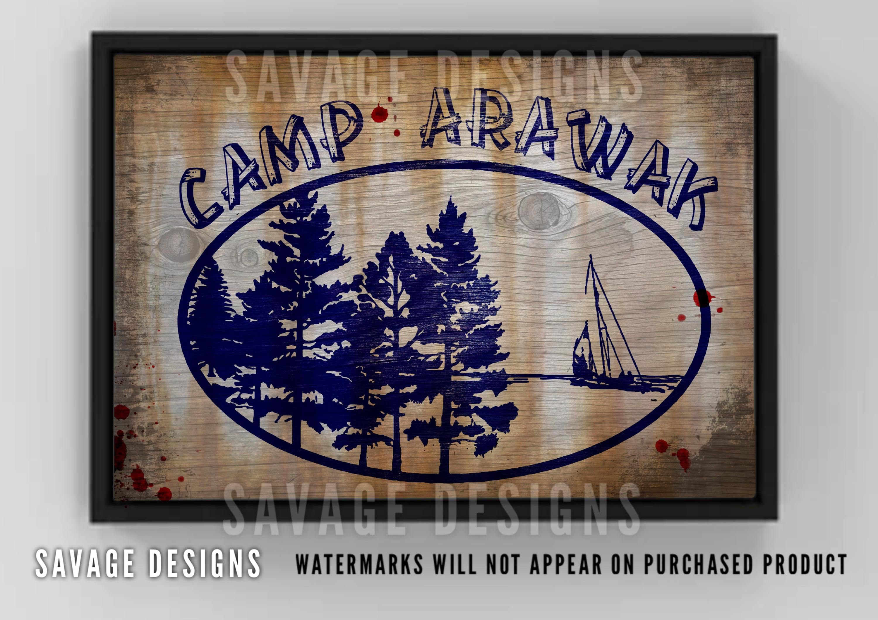Sleepaway Camp - Camp Arawak Sign Poster 80s Horror Slasher Movie ...