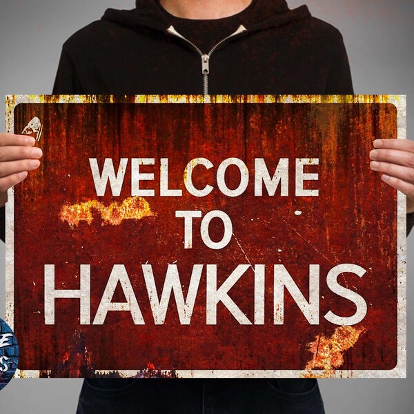 Welcome to Hawkins Sign - Etsy