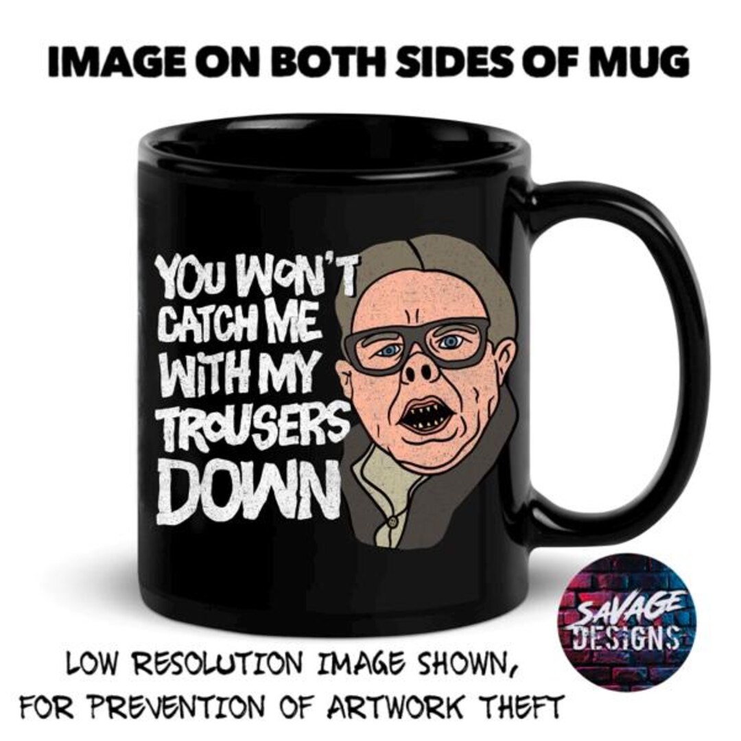 League of Gentlemen Black Glossy Mug BBC Comedy Funny Birthday Gift ...