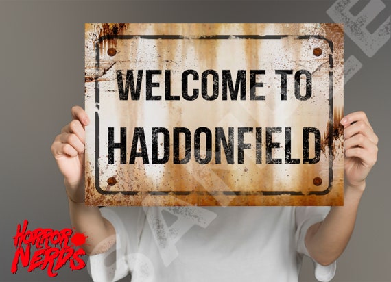 Halloween Haddonfield Sign Poster Print Michael Myers - Etsy