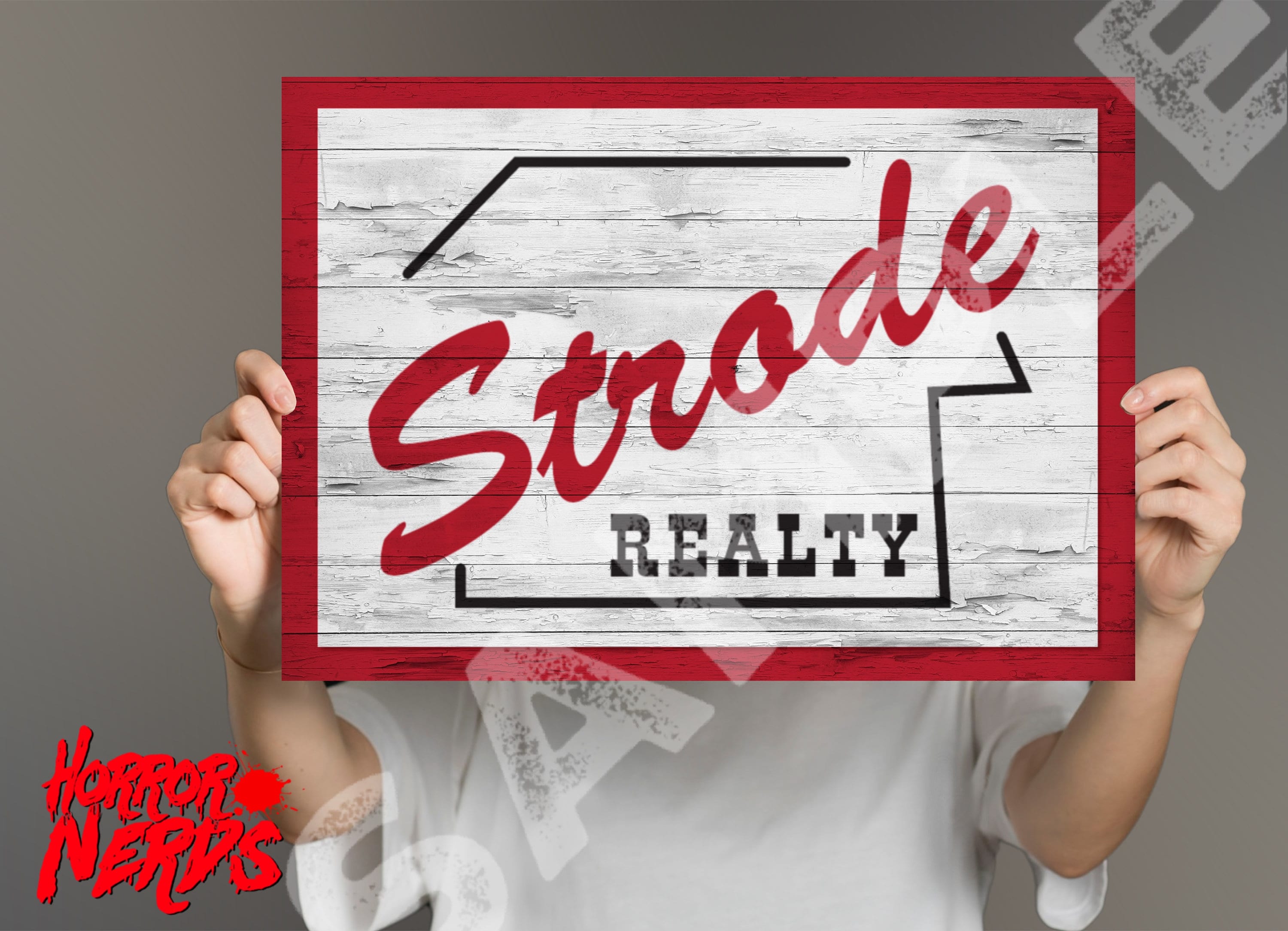 Halloween Strode Realty Sign Poster Print Michael Myers - Etsy