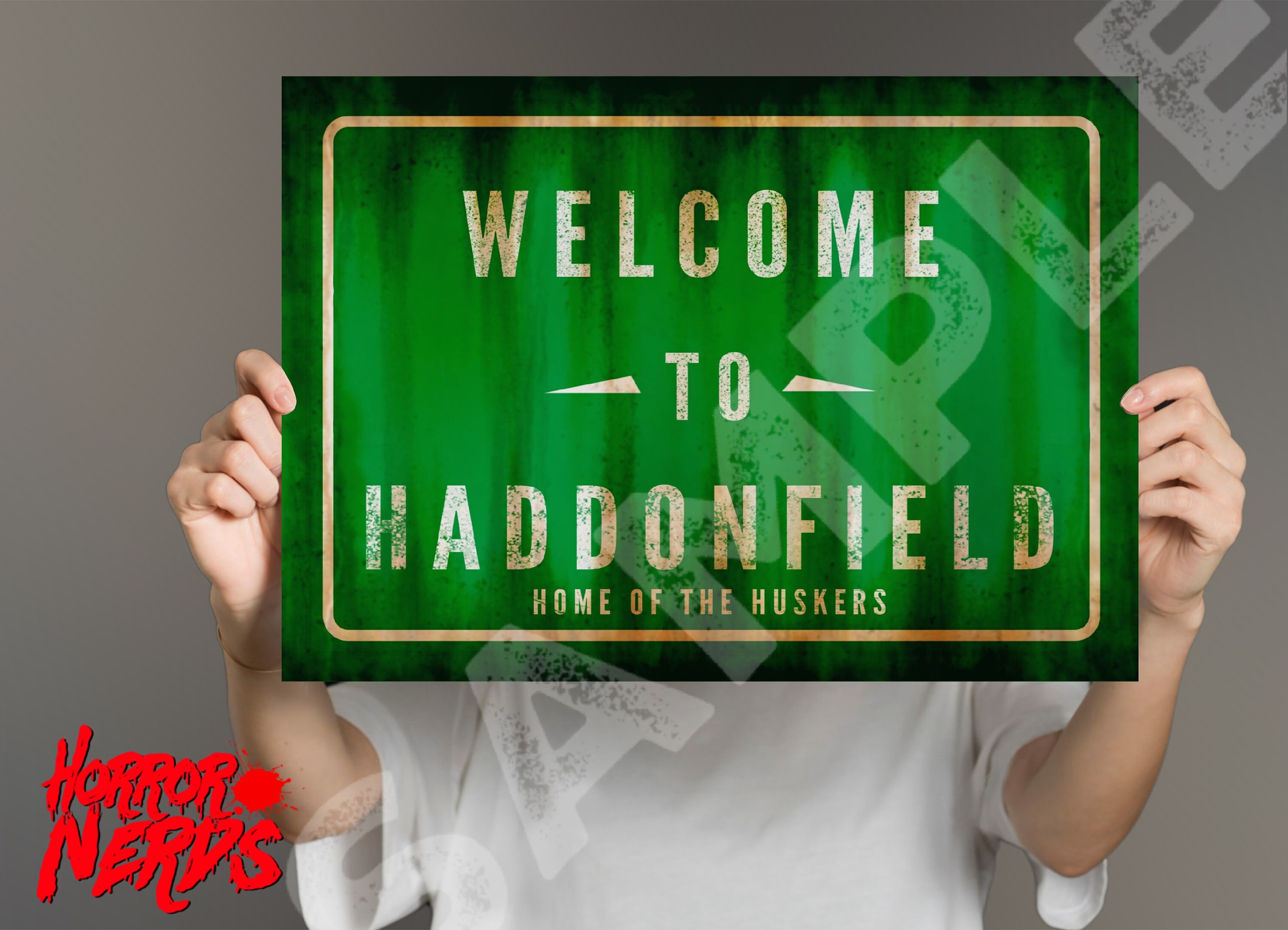 Halloween Haddonfield Sign Poster Print Michael Myers - Etsy