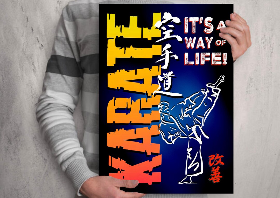 Karate Poster. Karate Quote It’s a Way of Life. Inspirational Poster ...