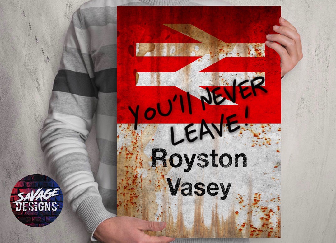 Royston Vasey Train Station Sign Poster Print. League of Gentlemen ...