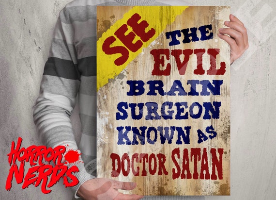 Captain Spaulding Museum Monsters and Madmen Poster . Devils - Etsy