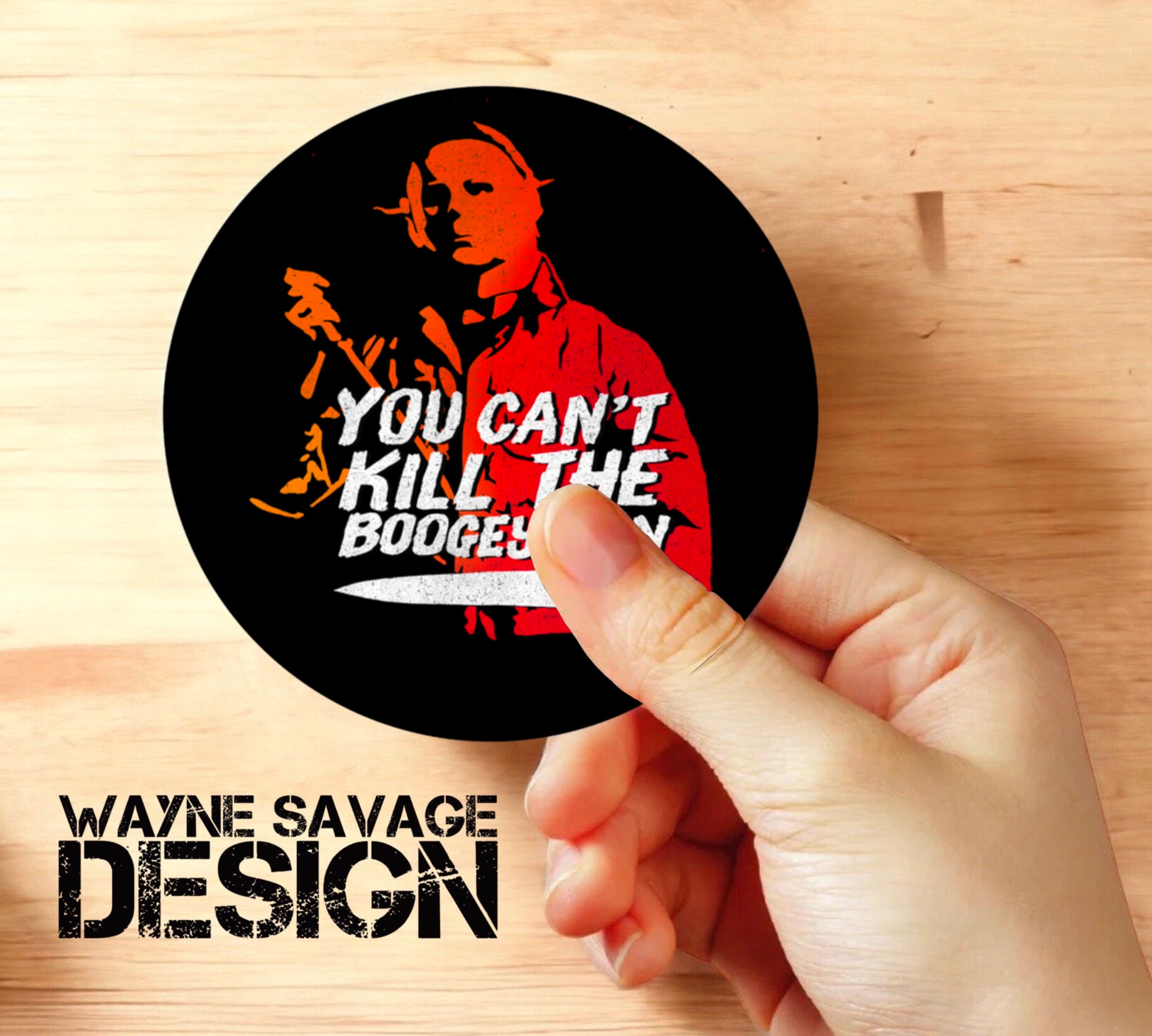 Horror Stickers Bundle. Printable Digital PNG Files. Instant Digital ...