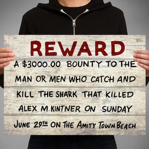 Jaws - 5 Poster Bundle - Accurate to the Screen Used Signs From Jaws ...