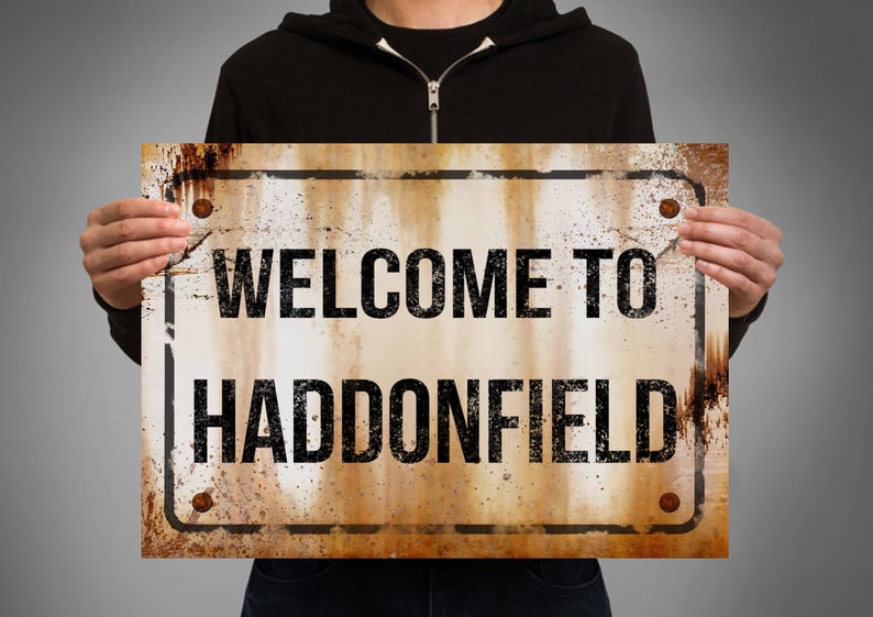 Halloween Haddonfield Sign Poster Print - Michael Myers Smith’s Grove ...
