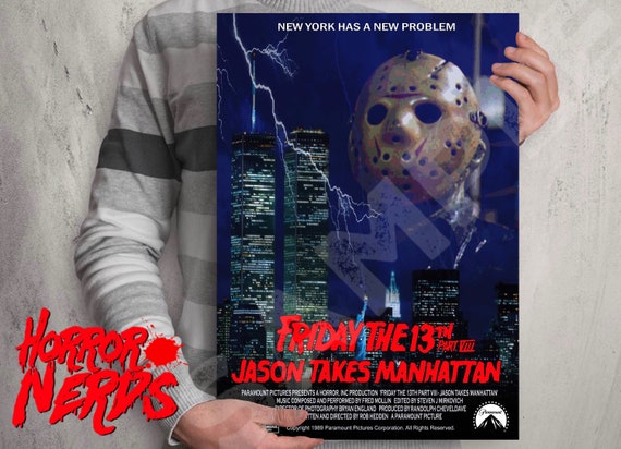 Jason Voorhees friday the 13th Part 8 Poster - Etsy