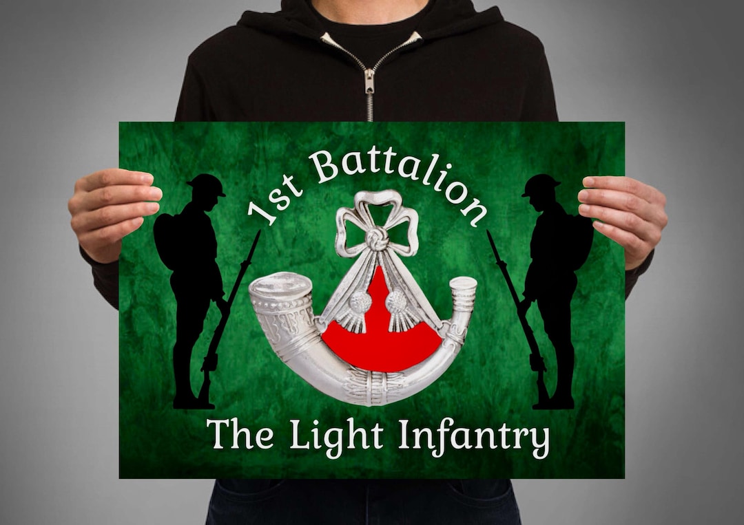 British Army Poster - 1st Battalion the Light Infantry. British Armed ...