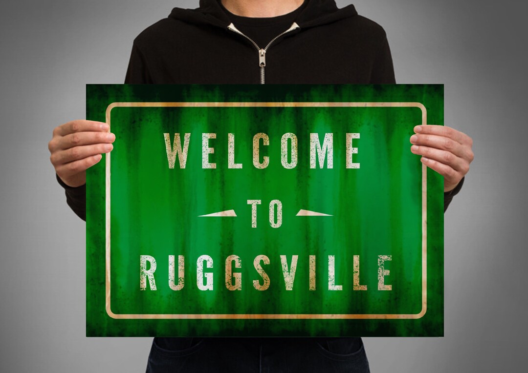 Captain Spaulding Ruggsville Sign Poster Devils Rejects. House of a ...