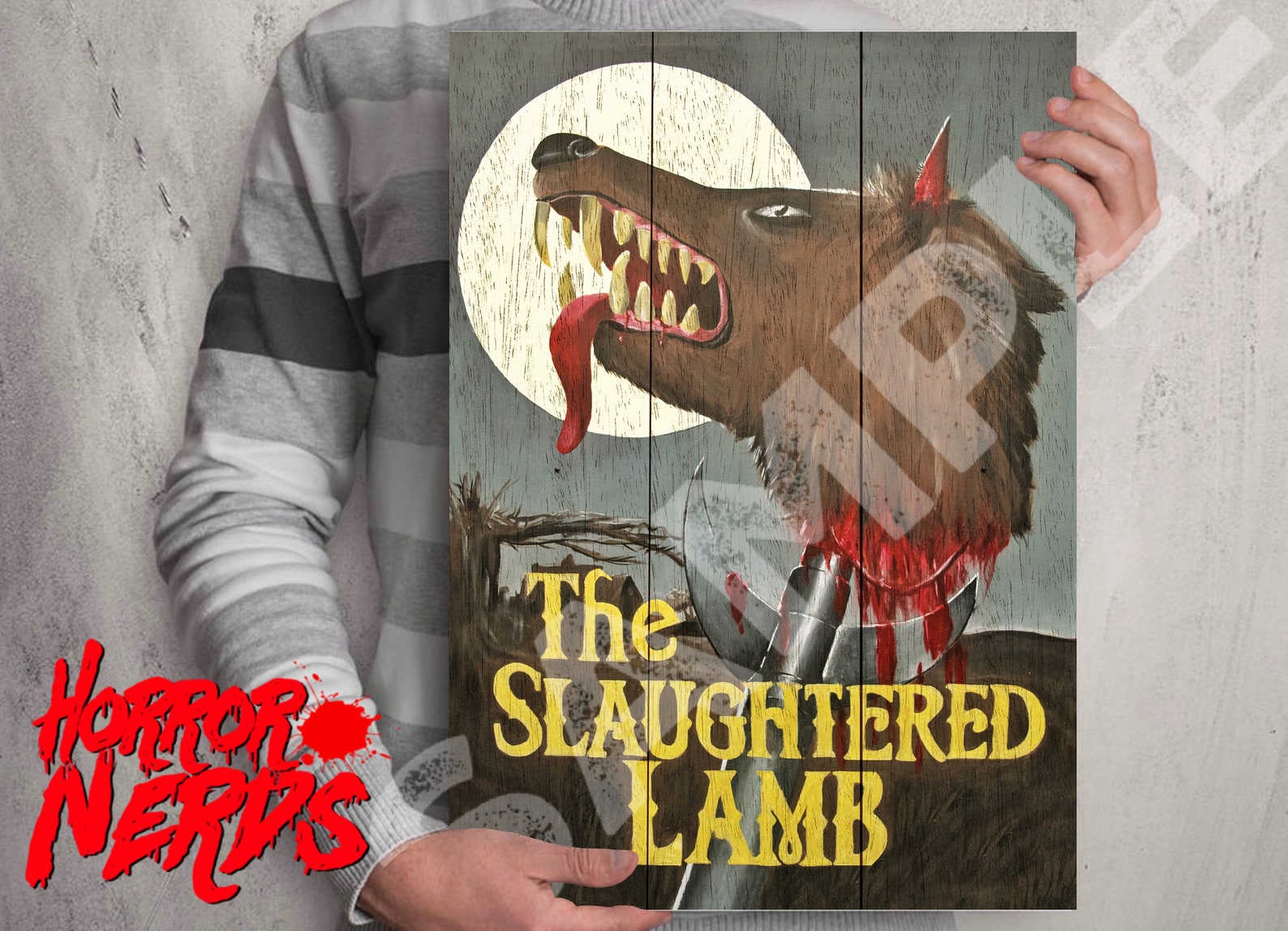 The Slaughtered Lamb Sign Poster American Werewolf in London - Etsy