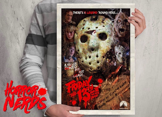 Jason Voorhees friday the 13th Part 7 Poster - Etsy