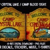 Camp Crystal Lake Sign Friday the 13th Jason Voorhees. DIGITAL DOWNLOAD ...