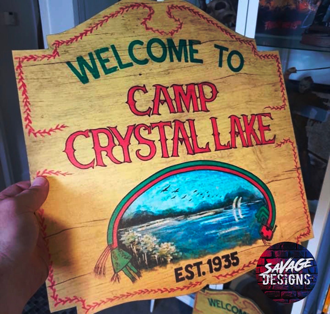 Friday the 13th Camp Crystal Lake Sign Replica Camp Blood. Jason ...