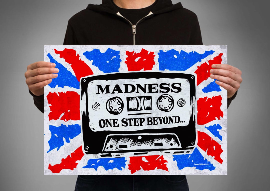 Madness Band Poster SKA 80s Music Poster Baggy Trousers Suggs Union ...