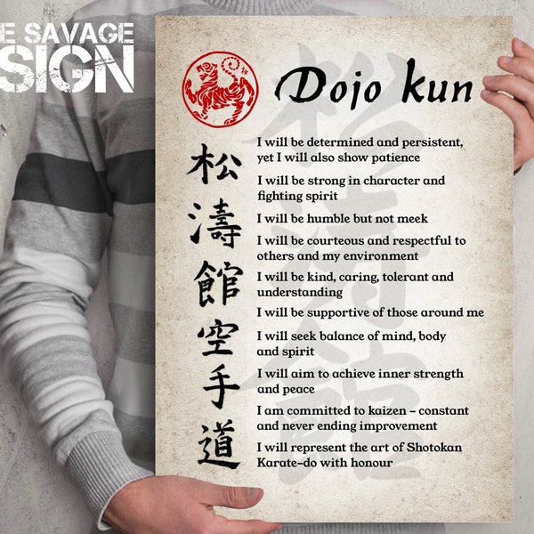 Shotokan Karate Poster - Etsy