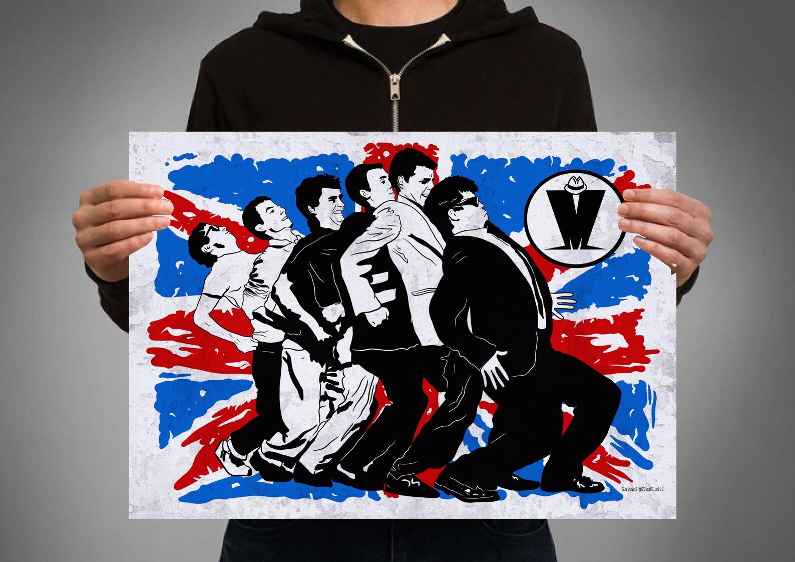 Madness Band Poster SKA 80s Music Poster Baggy Trousers Suggs Union ...