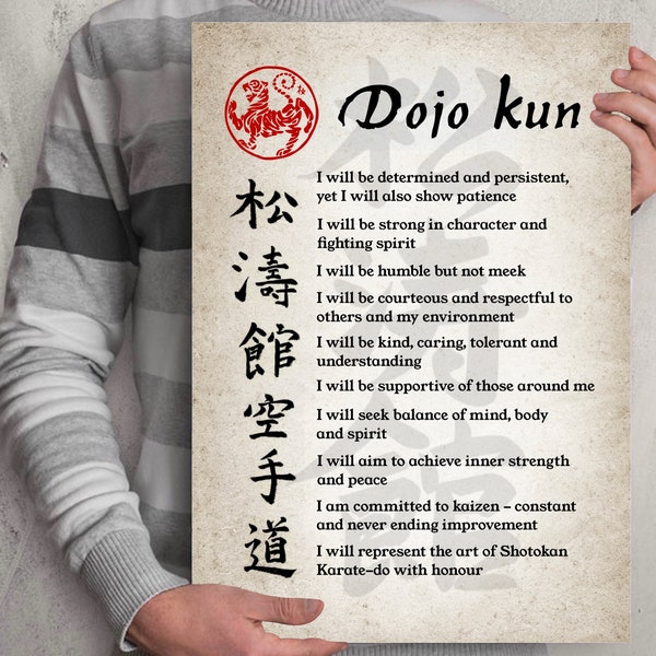 Karate Poster - Etsy