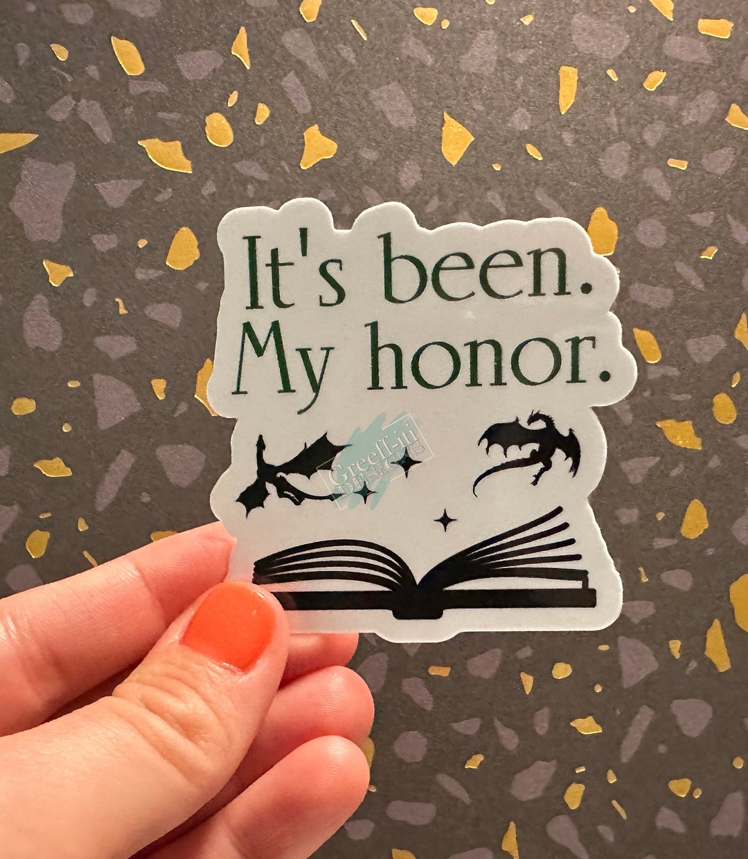 It's Been My Honor | Fourth Wing | Empyrean | Dragons | Xaden | Violet | Liam | Stickers ...