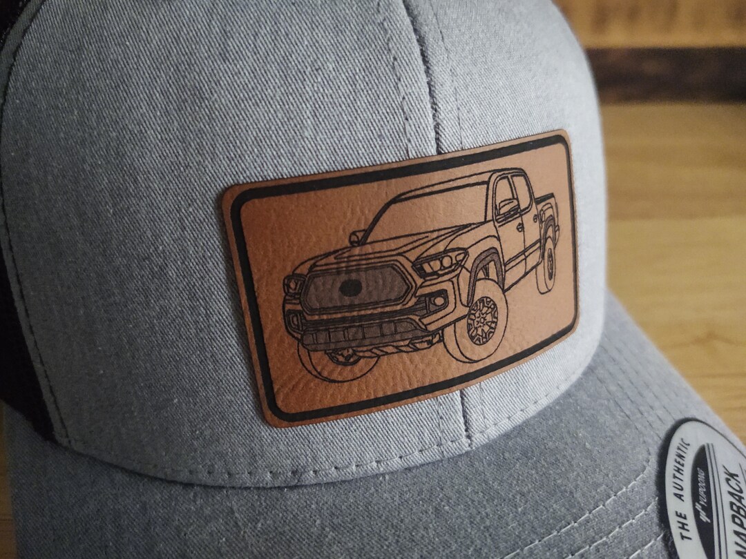 Toyota Tacoma Leather Like Patch Hat - Etsy