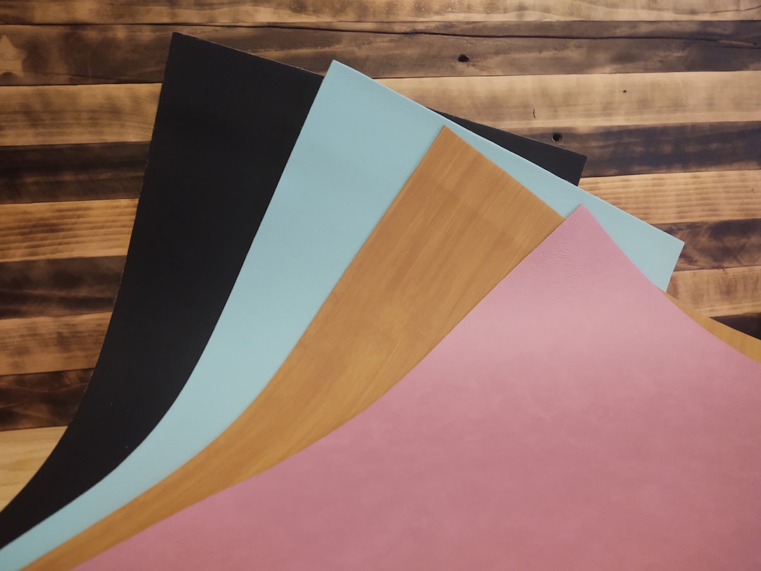 Laserable Leatherette Sheet Laser Engrave Leather Like With Adhesive ...