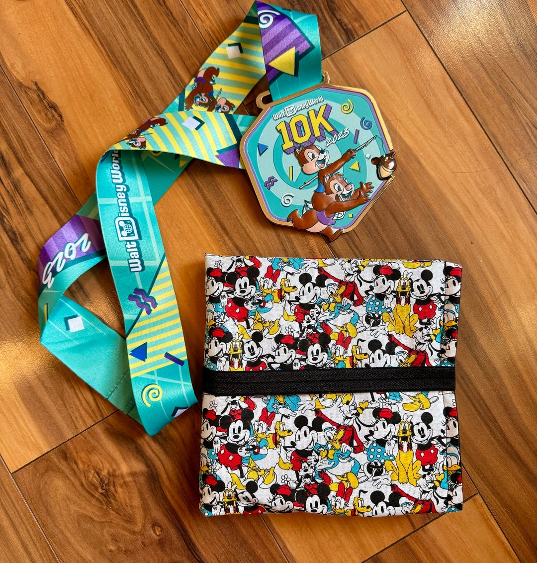 Medal Holder Pouch Features Mickey & Friends 1-2, 2-4, or 3-6 Pockets ...
