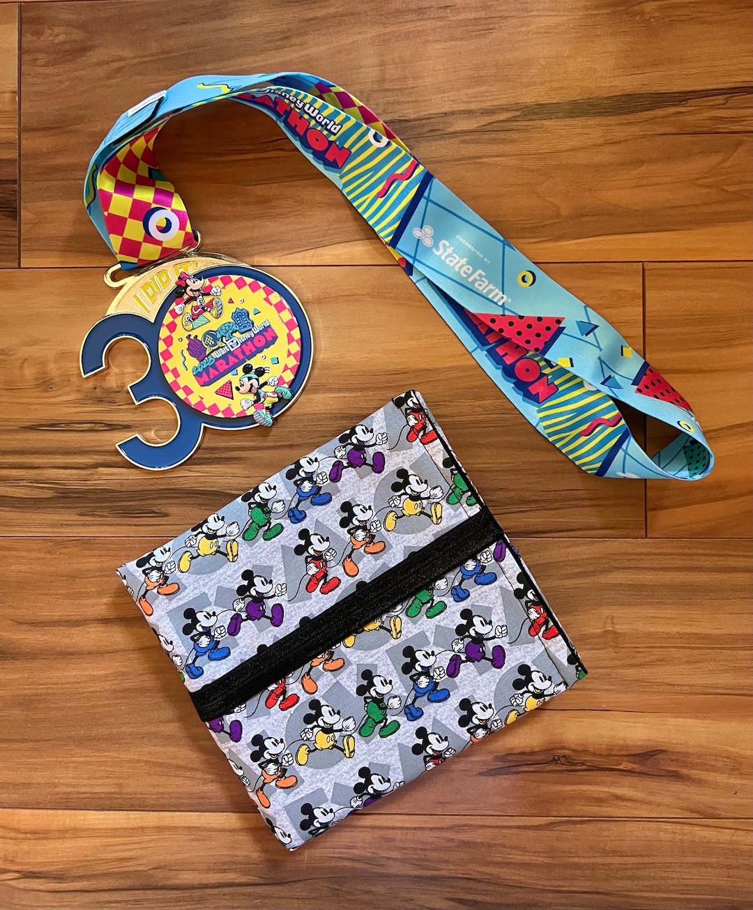 Running Mickey Medal Holder Pouch, Medal Saver, Medal Protecter,travel ...