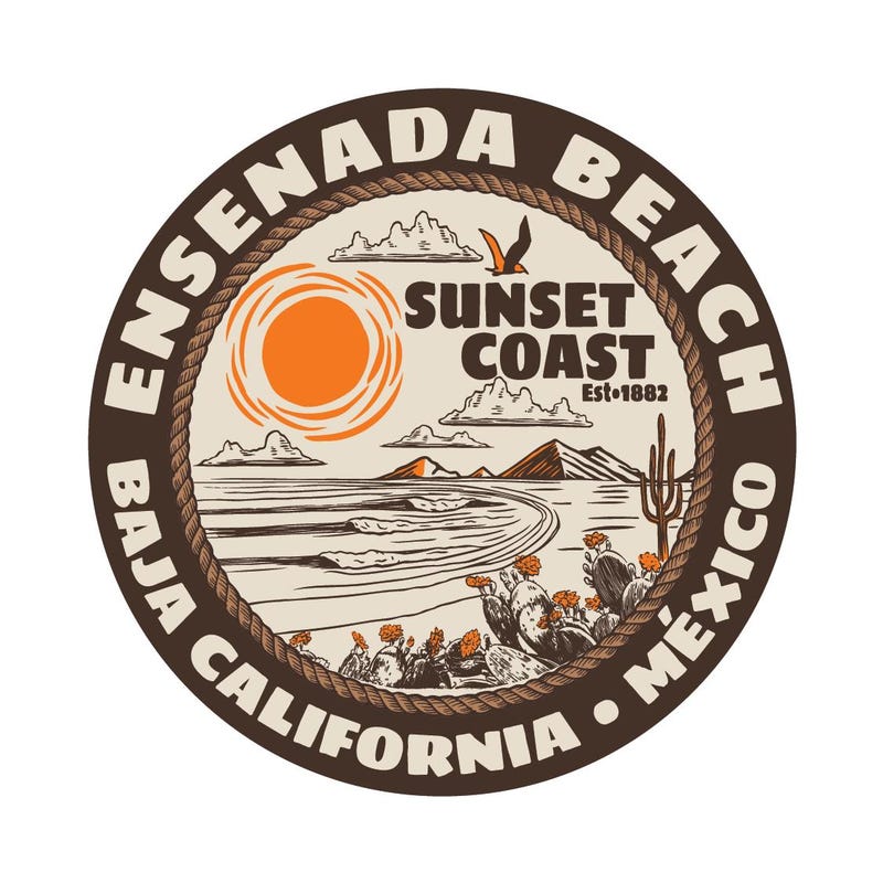 Ensenada Mexico Baja Wall - Etsy