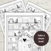 Printable Bookshelf Tracker Coloring Page Reading Tracker Digital ...