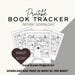 Printable Bookshelf Tracker Coloring Page Reading Tracker Digital ...