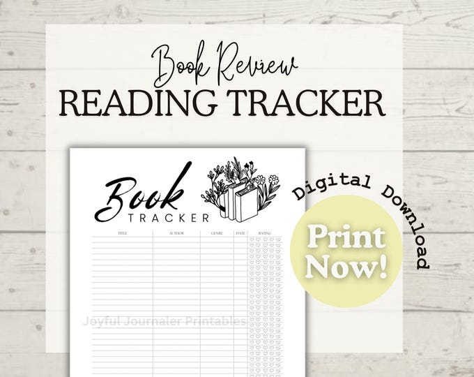 Book Review Sheets Printable | Reading Tracker Sheets | Easy Printable ...